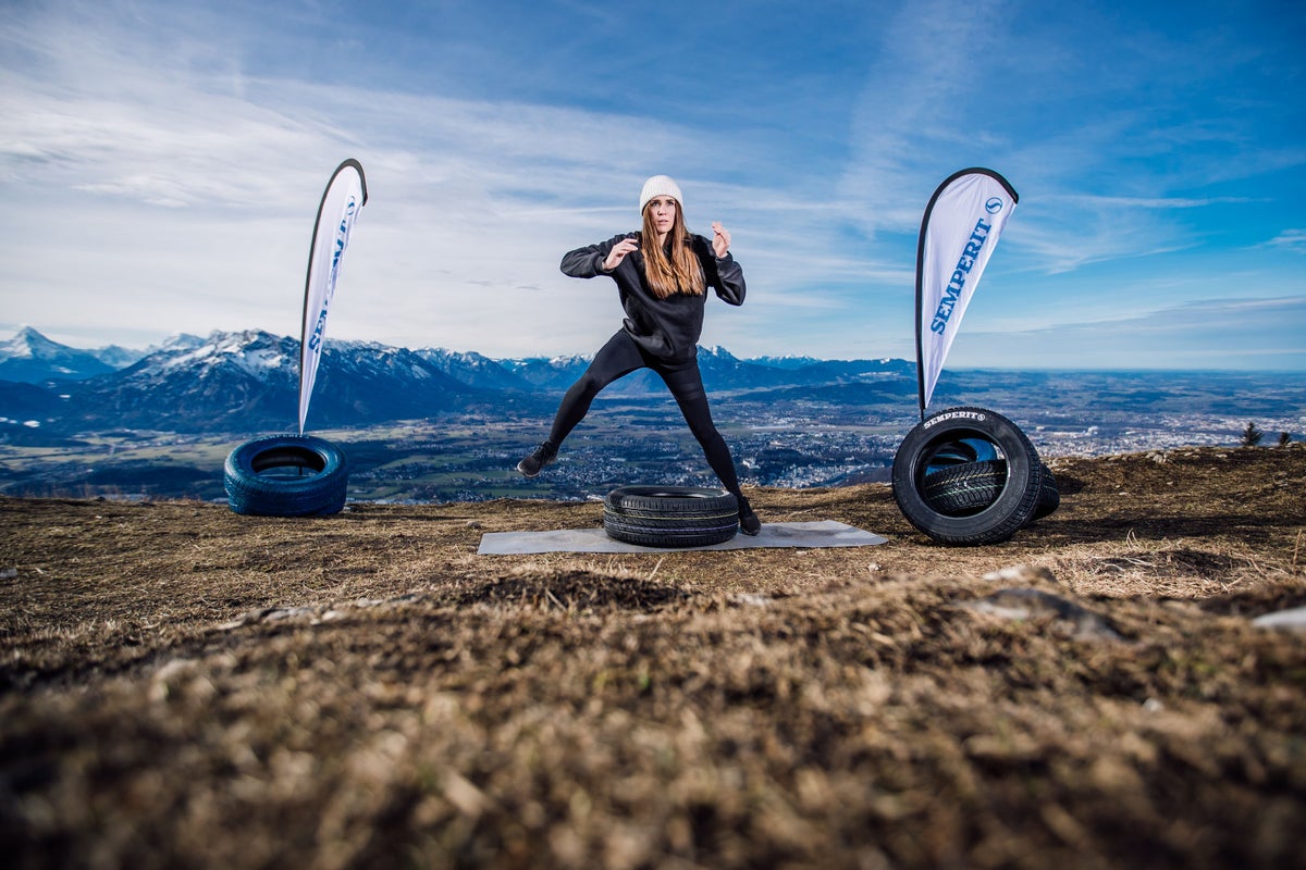 Fitness with car tyres - Effective workouts to get in shape | Semperit